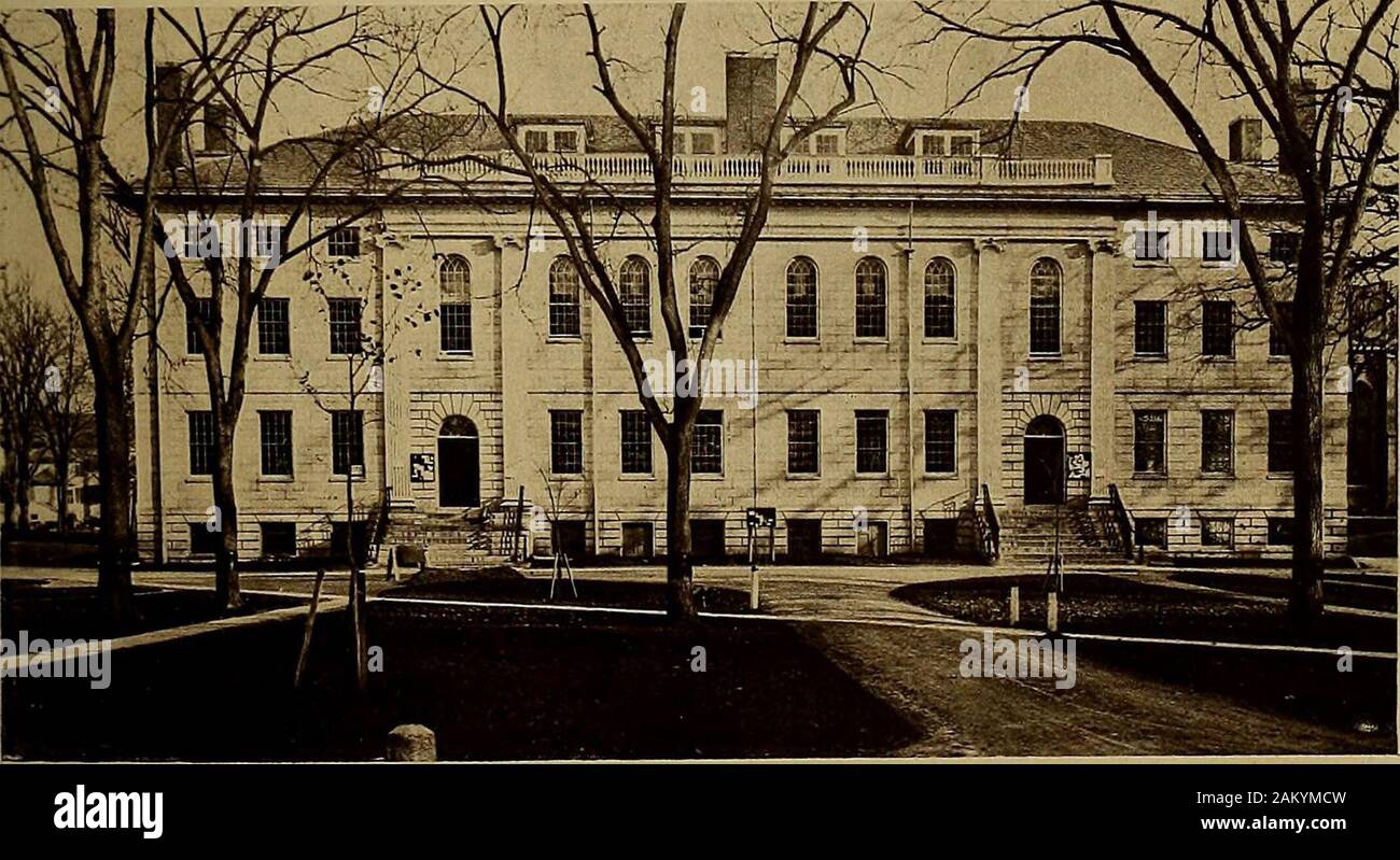 Harvard and its surroundings . GORE HALL (8).. UNIVERSITY HALL 1,10 ...