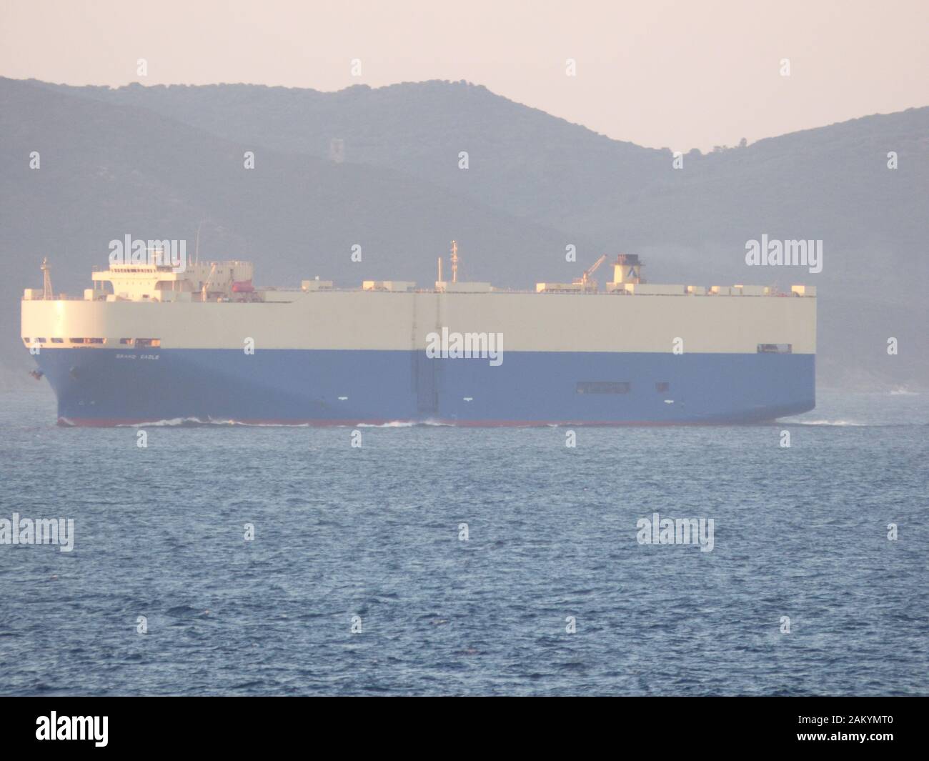 Grand Eagle, Vehicle Carrier, Straits of Gibraltar IMO 9267663 Stock ...