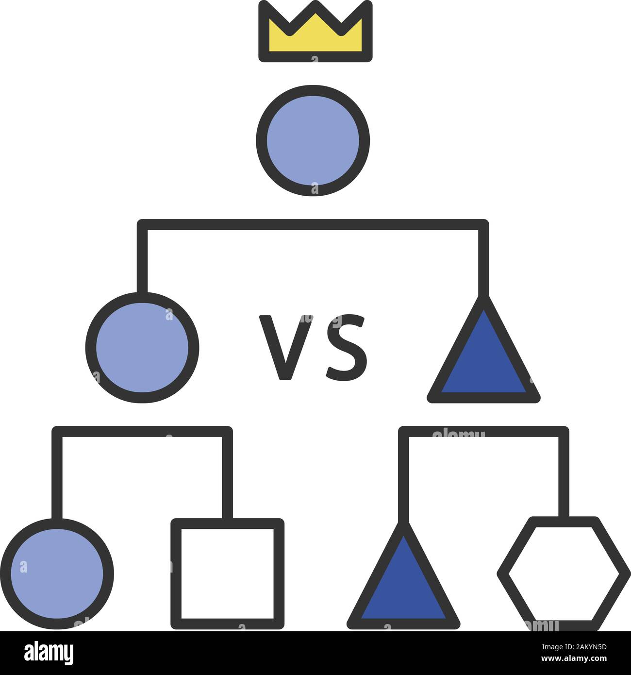 Double elimination Stock Vector Images - Alamy