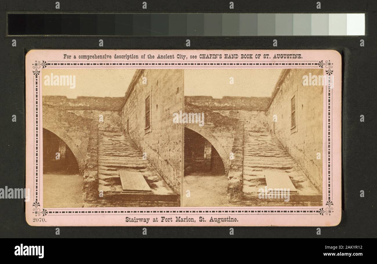 Stairway at Fort Marion St Augustine Stairway at Fort Marion. St ...