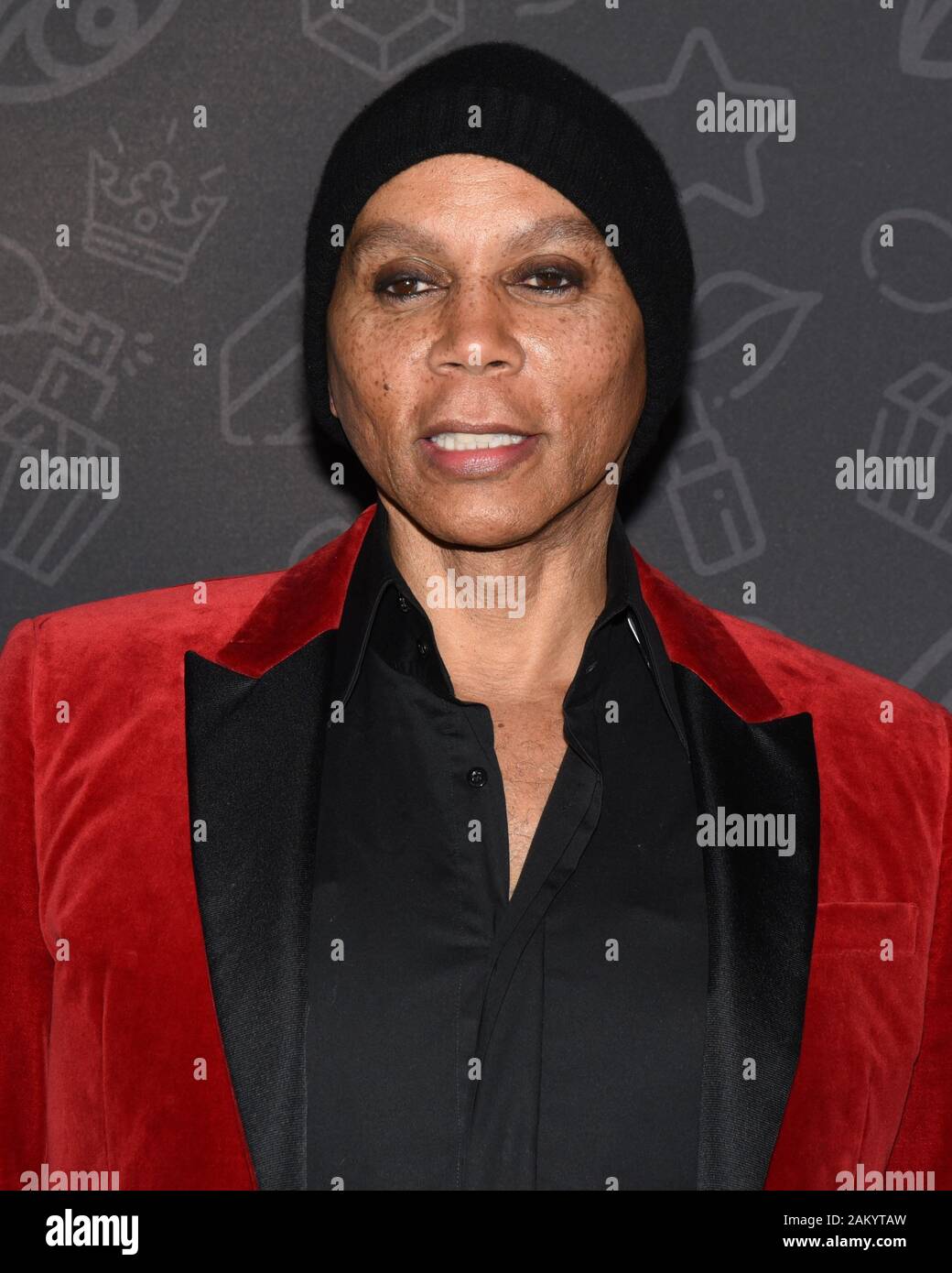 January 9, 2020, Hollywood, CA, USA: RuPaul Charles attends Netflix's ...