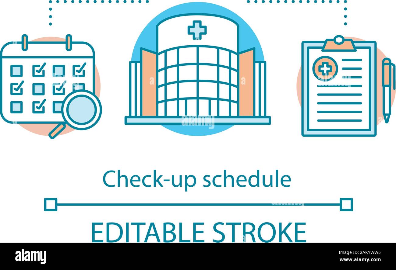 Annual check up adult Stock Vector Images - Alamy