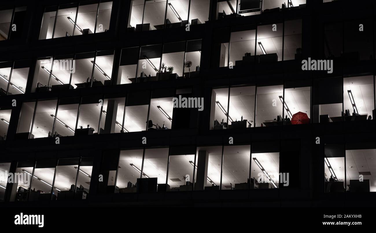 Glass offices interior hi-res stock photography and images - Alamy