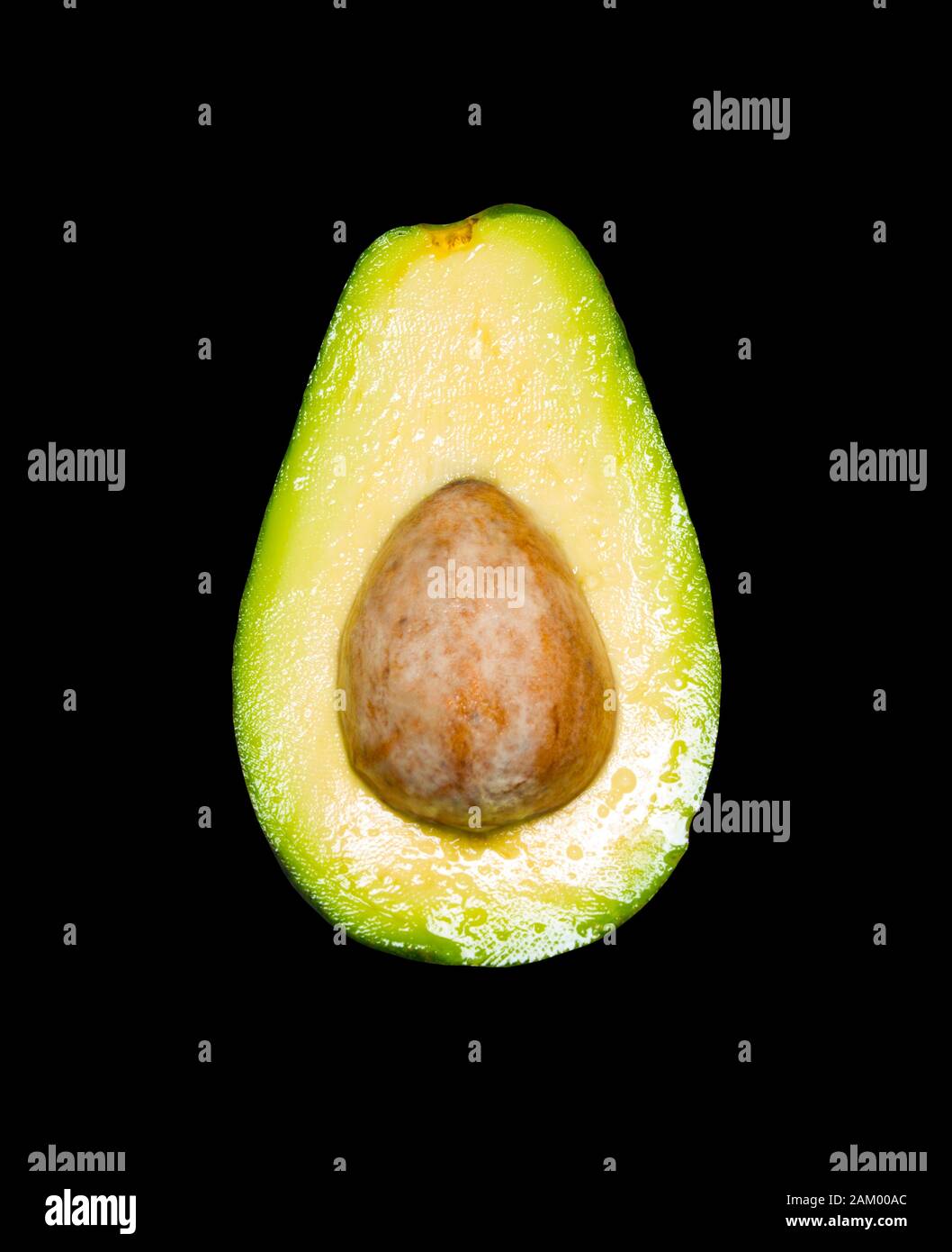 Avocado Illustration Black High Resolution Stock Photography and Images ...