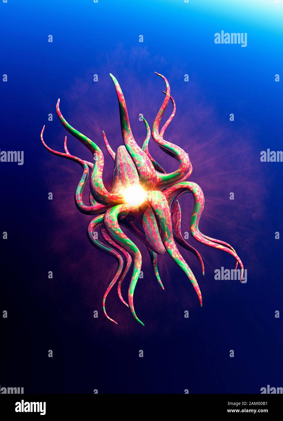 Alien lifeform, illustration Stock Photo - Alamy