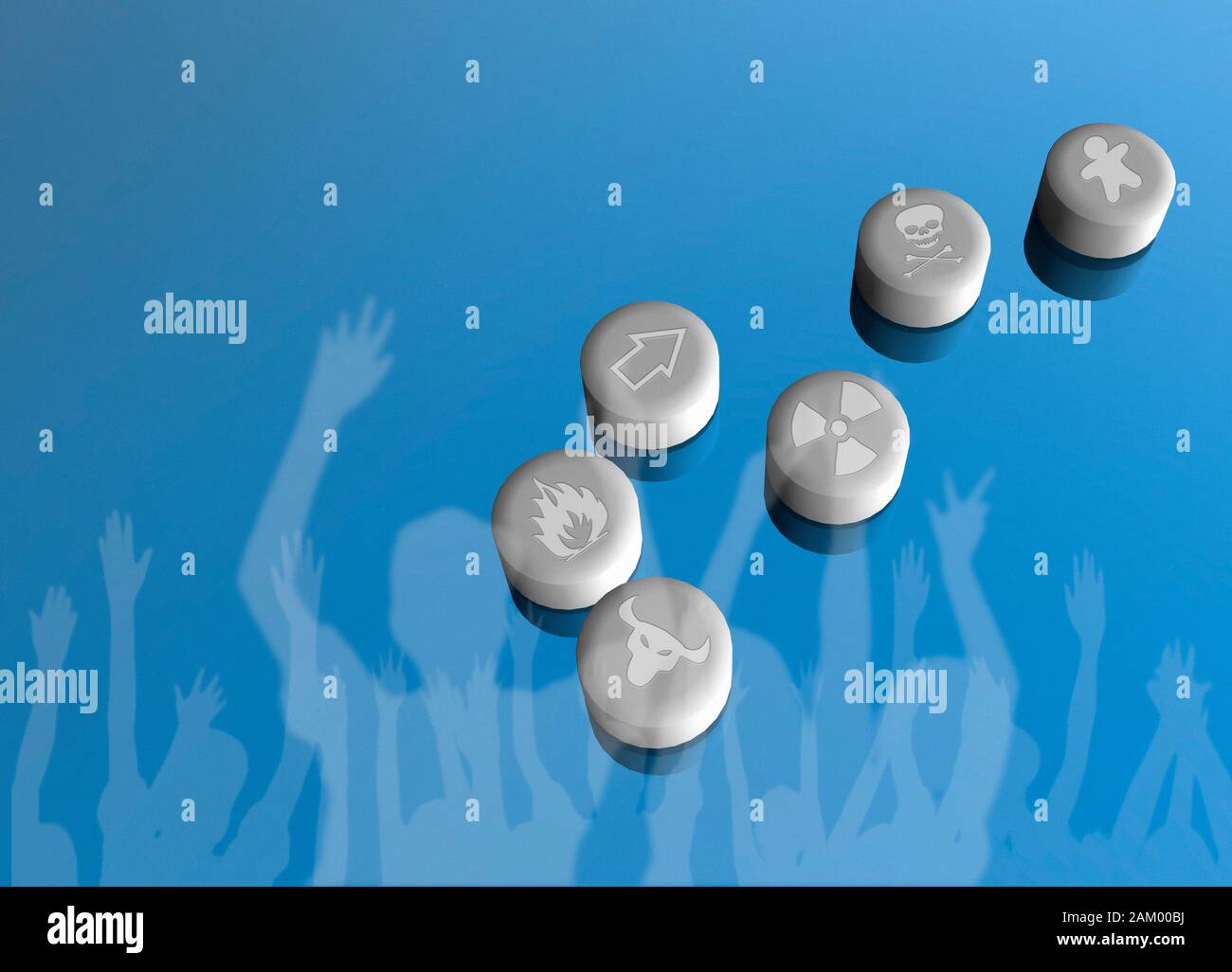 Illegal drugs, illustration Stock Photo - Alamy