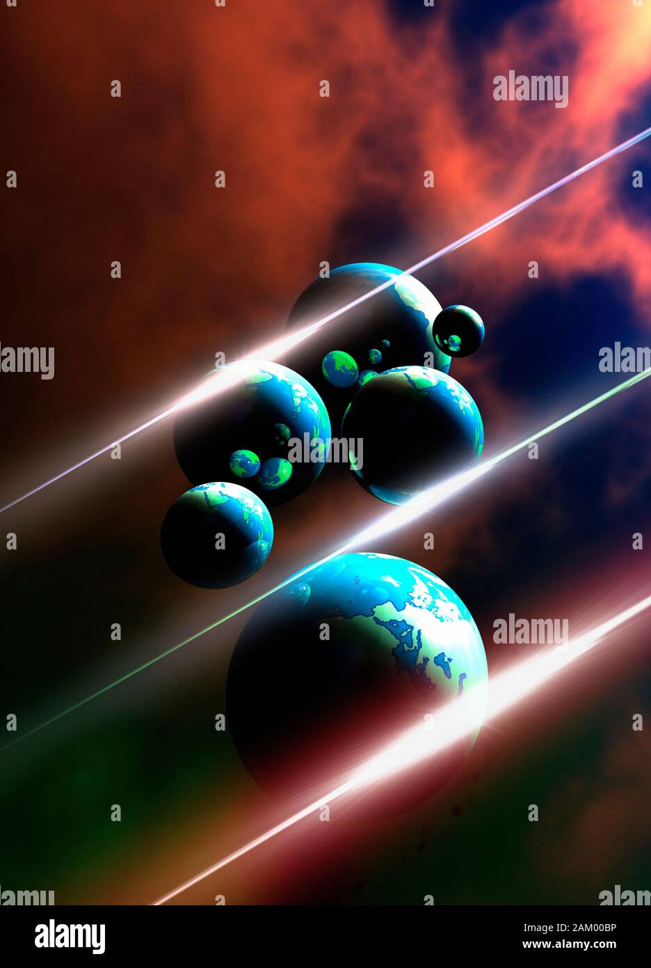 Alternative universe, illustration Stock Photo - Alamy
