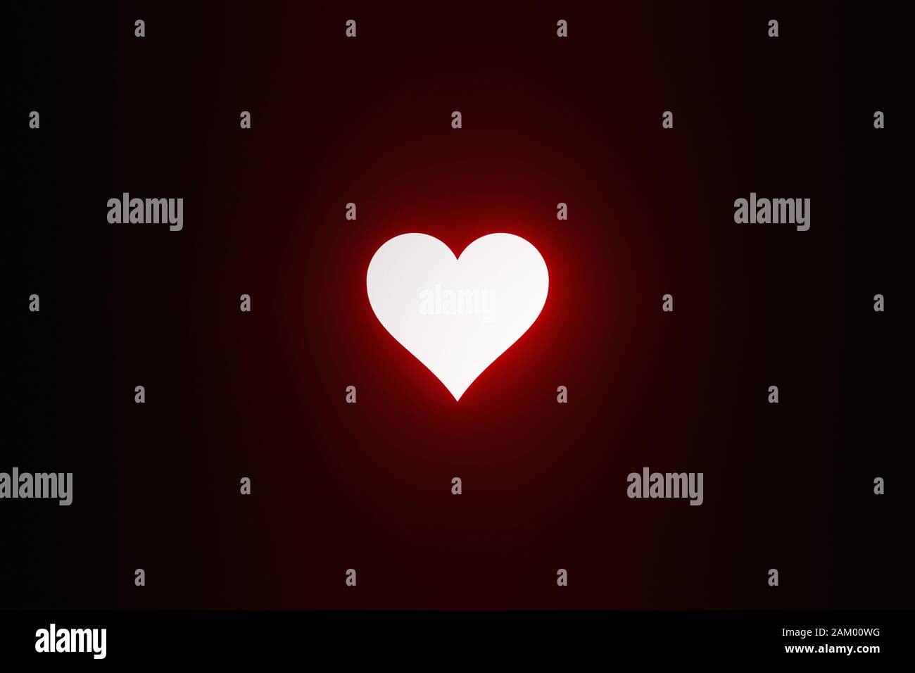 One Red Heart Wallpaper