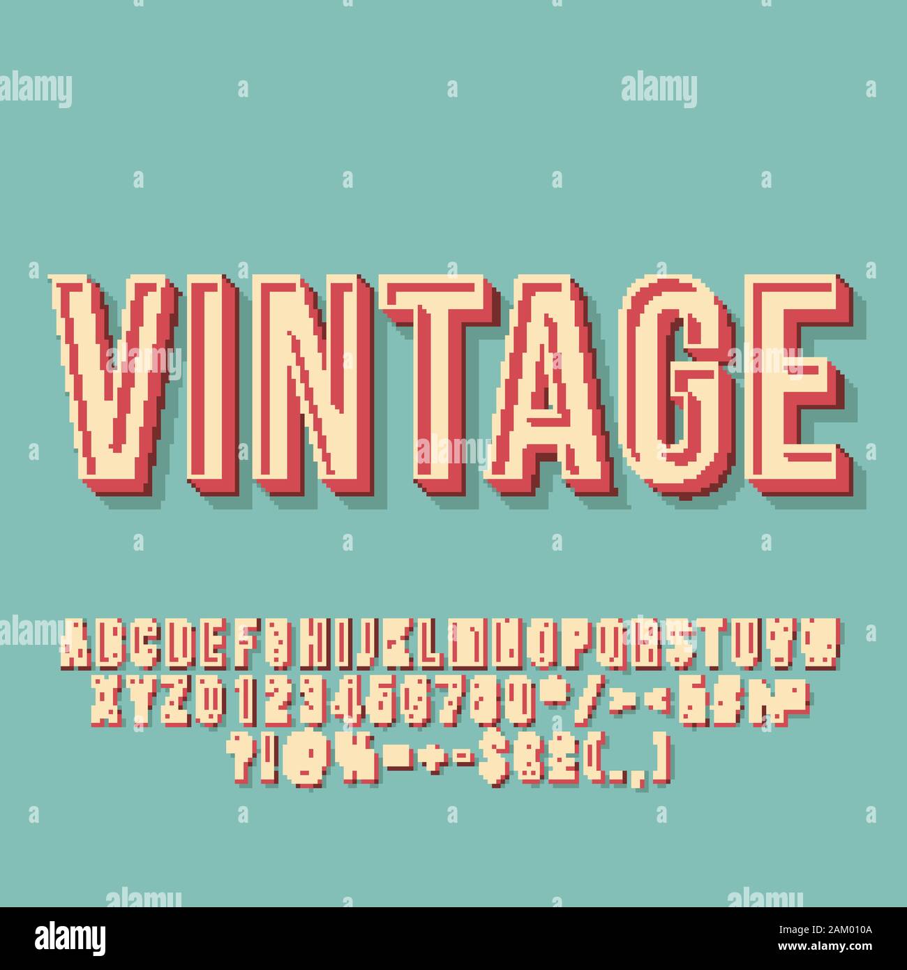 Vintage Lettering Poster