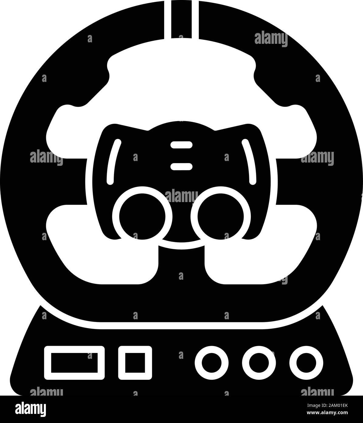 Racing car driving simulator Black and White Stock Photos & Images - Alamy