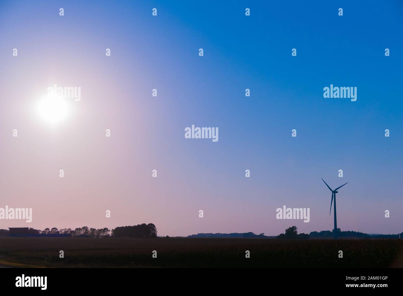 A field of large wind turbines in Dexter Minnesota, USA Stock Photo - Alamy