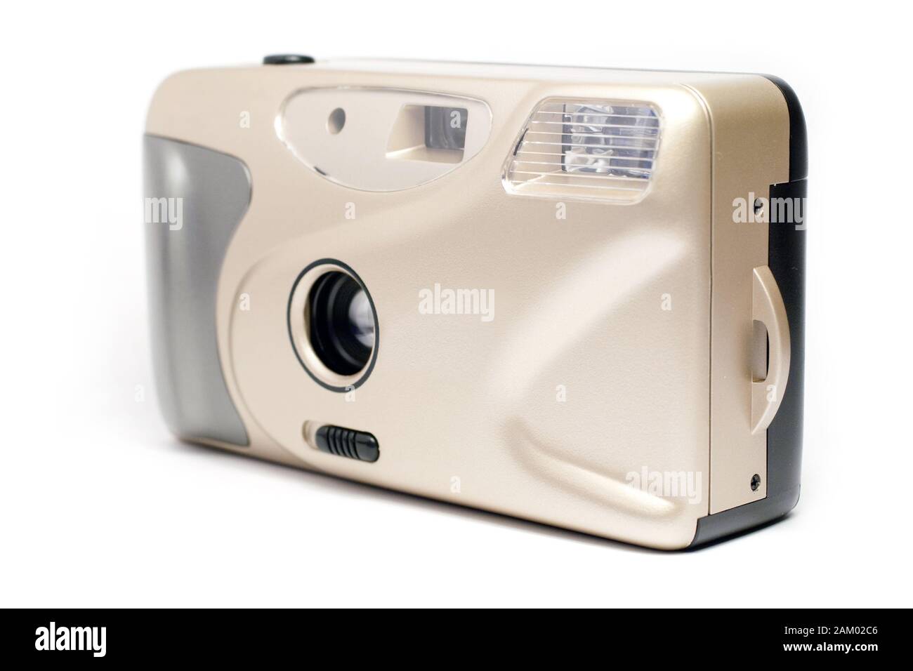 Cheap plastic retro film camera isolated on white background Stock ...