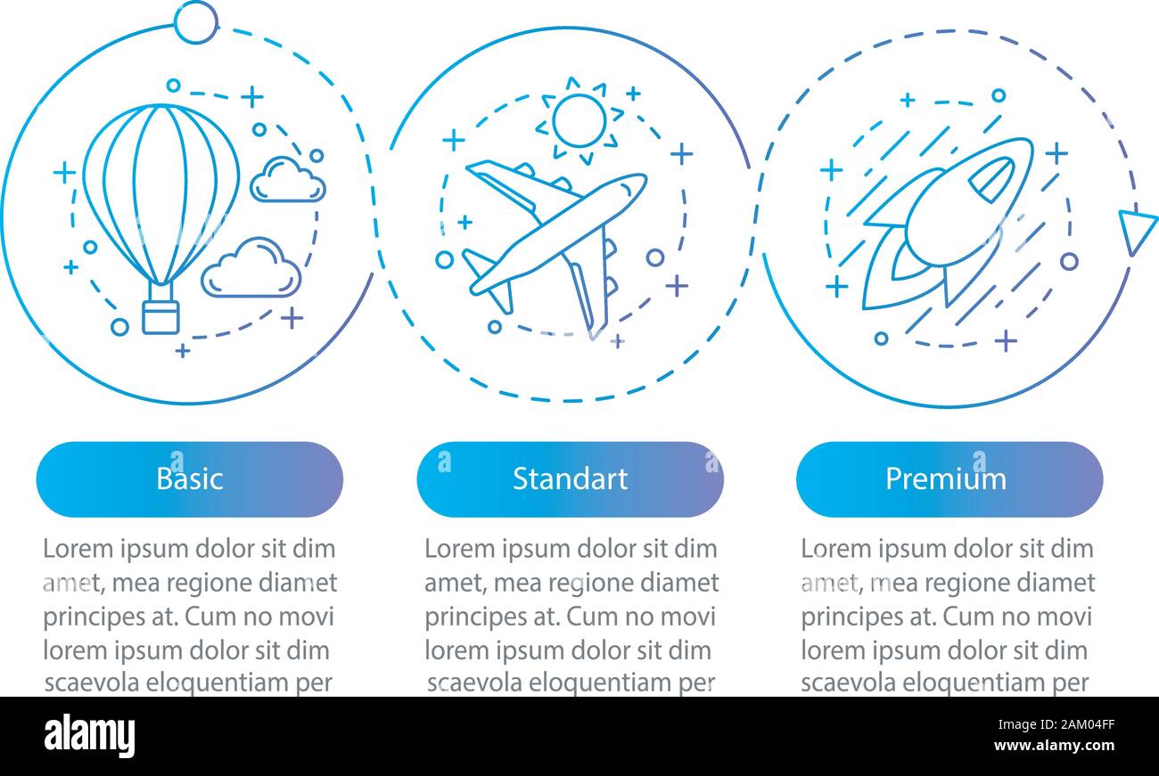Business programs tariff plans vector infographic template. Basic ...