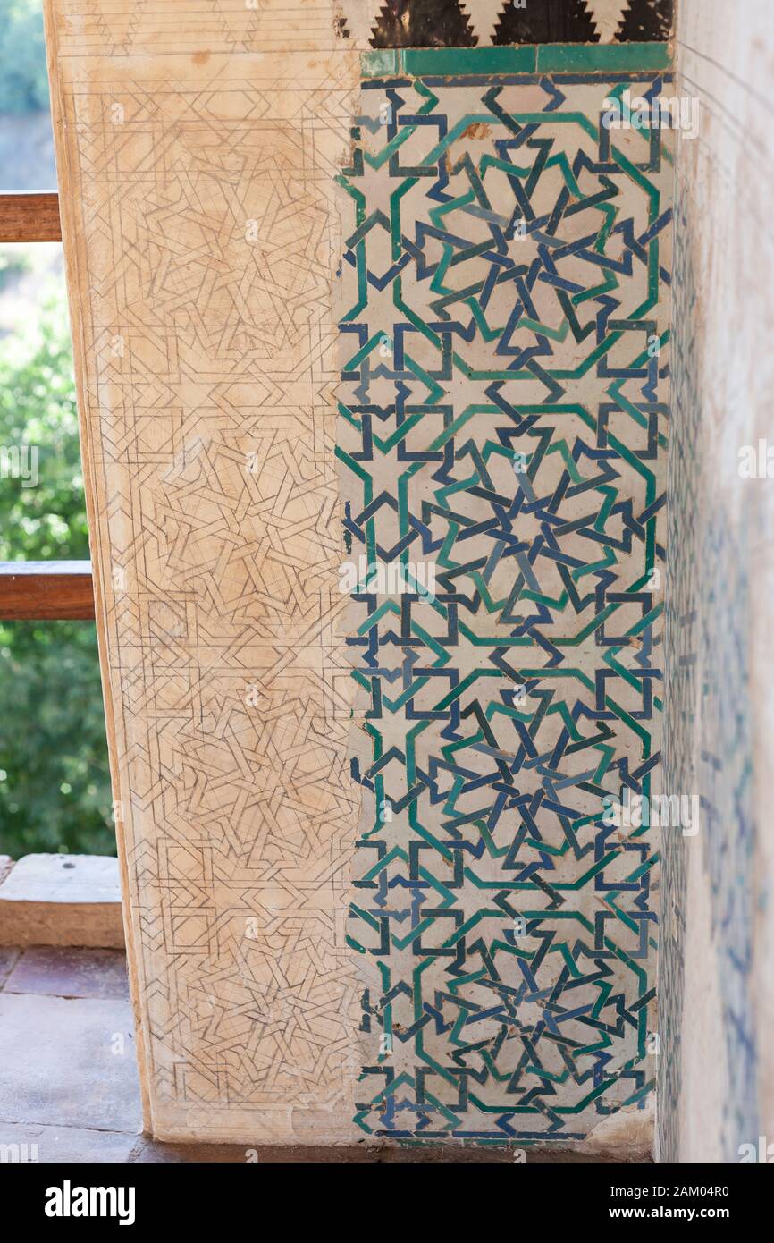 Alhambra Tile High Resolution Stock Photography and Images - Alamy