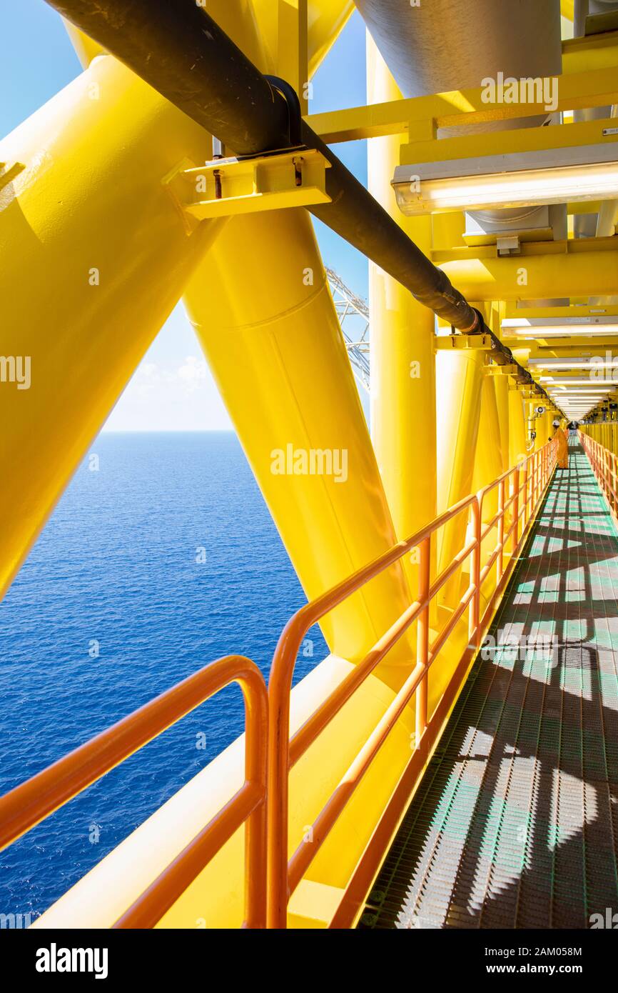 A bridge onboard offshore production platform Stock Photo - Alamy