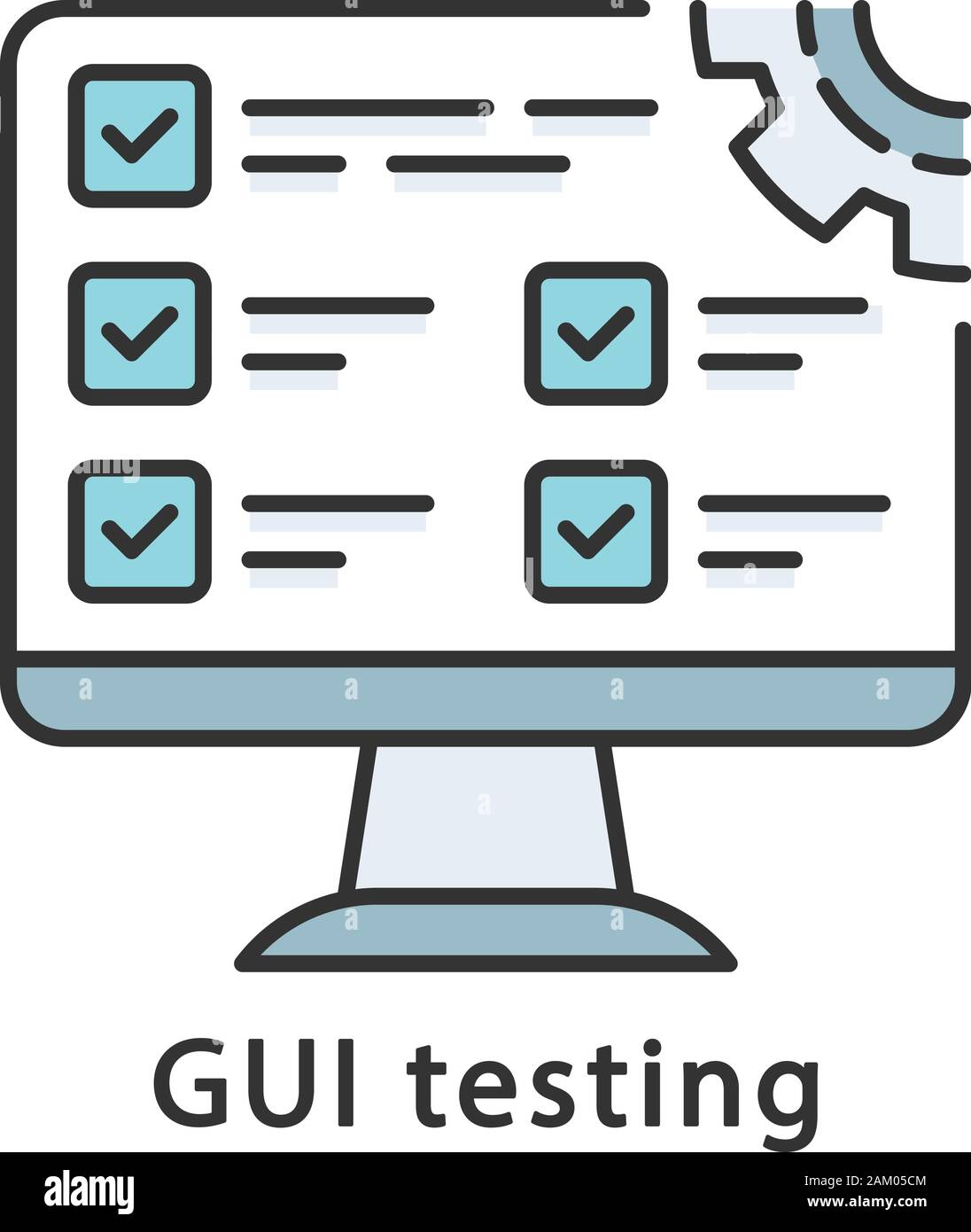 Gui Testing Color Icon Program Settings Computer Monitor Tester Quality Assurance Engineer