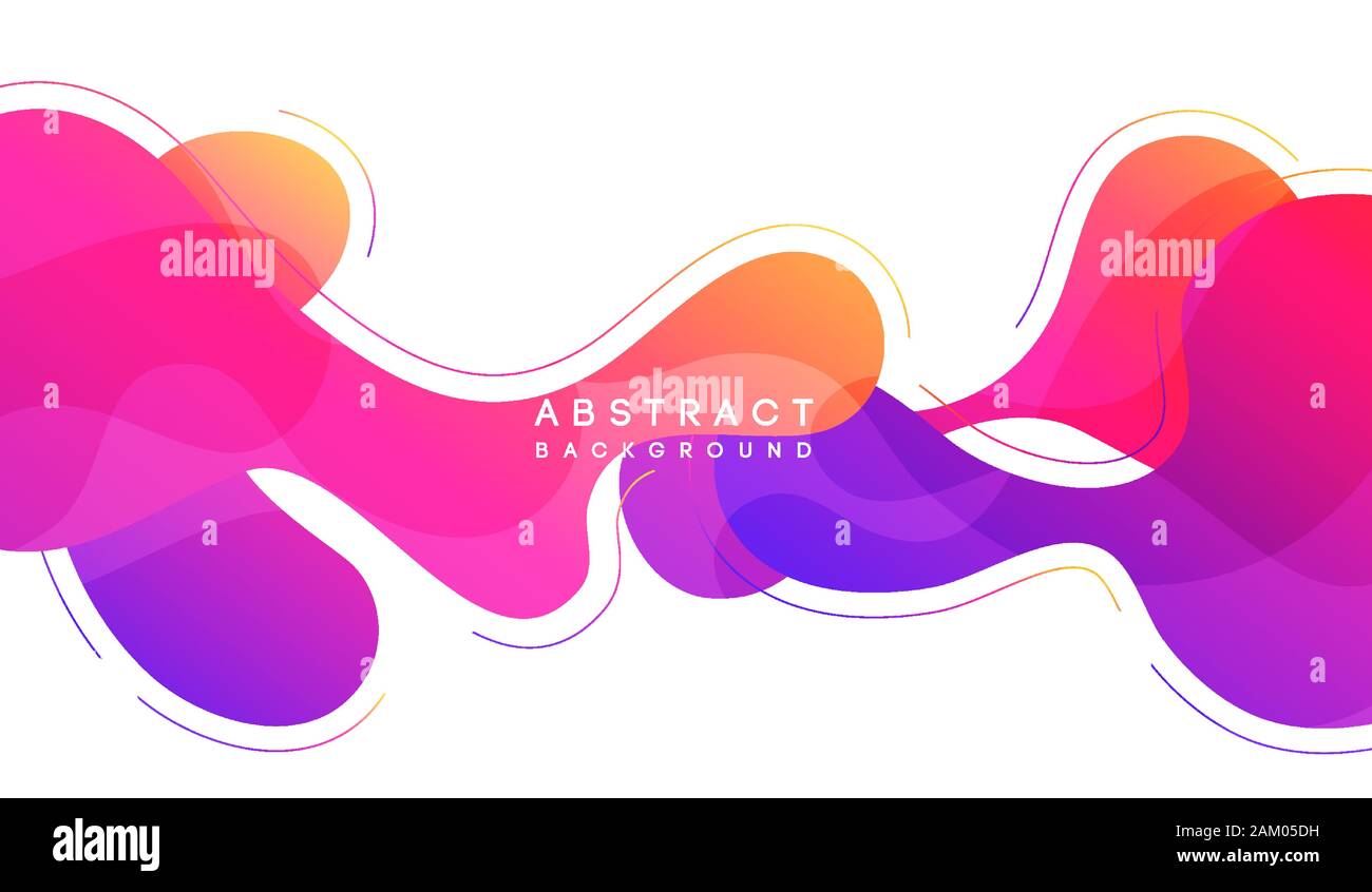 Moving colorful abstract background. Dynamic Effect. Vector ...