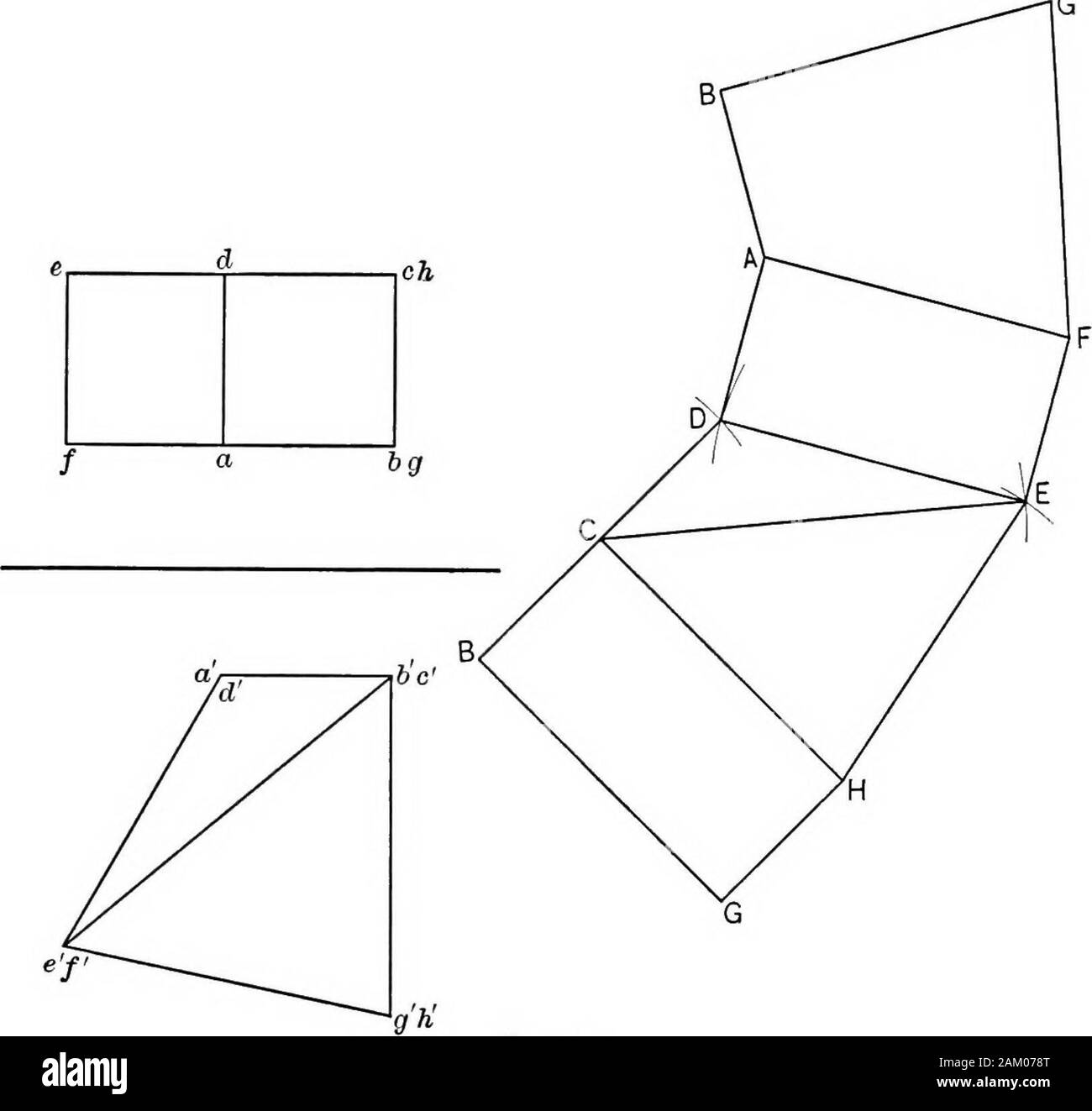 The essentials of descriptive geometry . ortions lying below the line ...