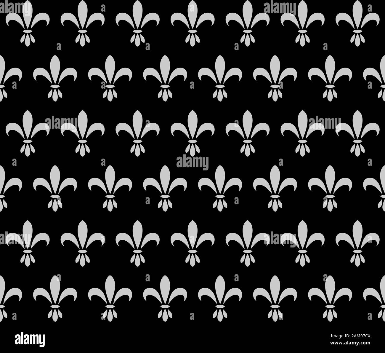Fleur de lis pattern Black and White Stock Photos & Images - Alamy