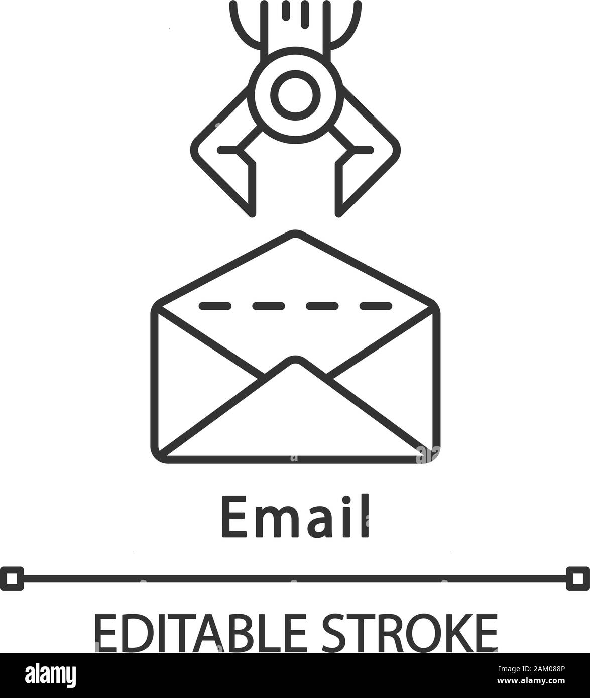 Letter opening machine Stock Vector Images - Alamy