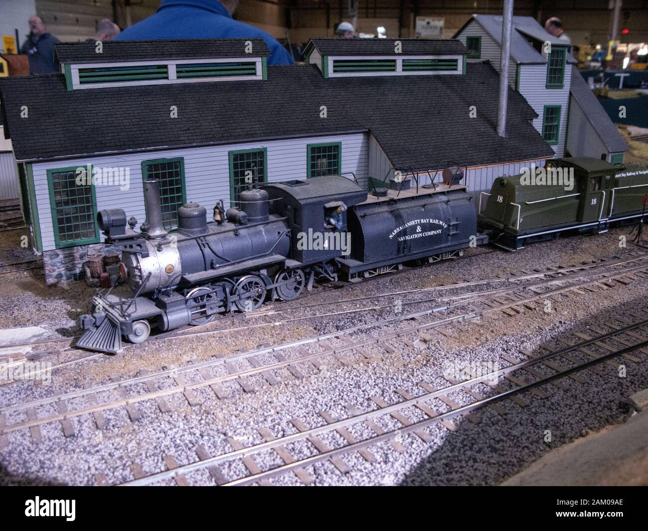 Model of a 19 century HO guage steam locomotive expertly detailed ...