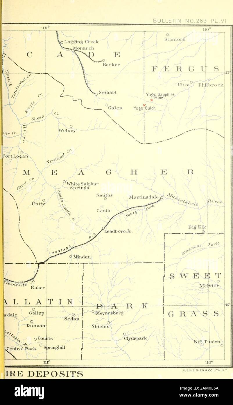 Cheyenne river map hi-res stock photography and images - Alamy
