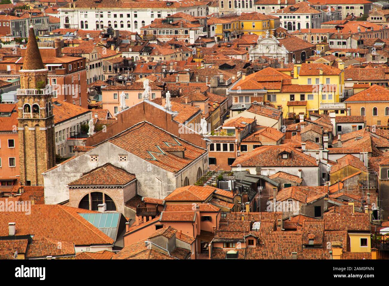 The rooftops of Venice Italy Stock Photo - Alamy