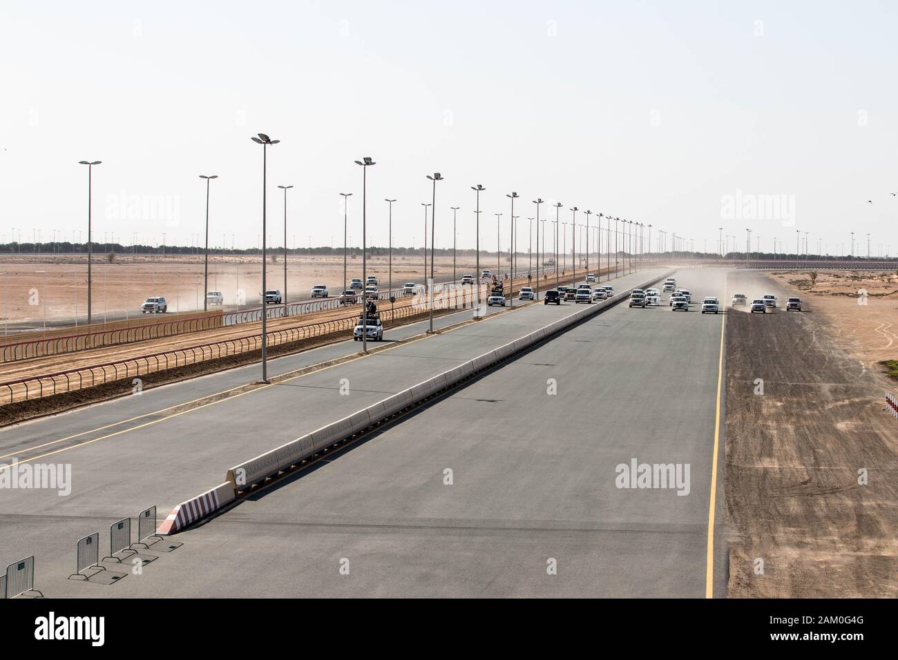 Camel Racing Dubai Al Marmoom race tack UAE Dubai November 2019 Stock ...