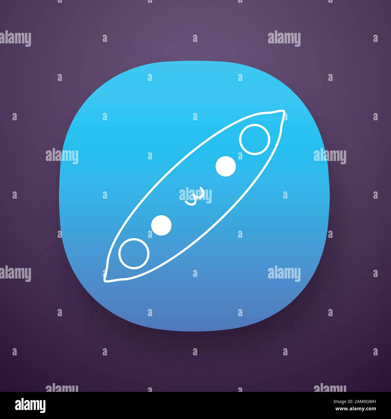 Peapod cute kawaii app character. Happy vegetable with smiling baby ...