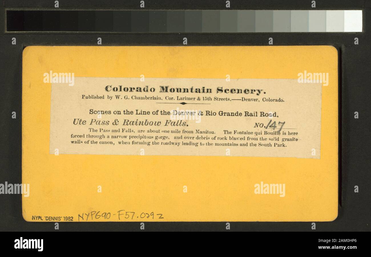 Summit of Ute Pass Summit of Ute Pass.; Summit of Ute Pass Stock Photo ...