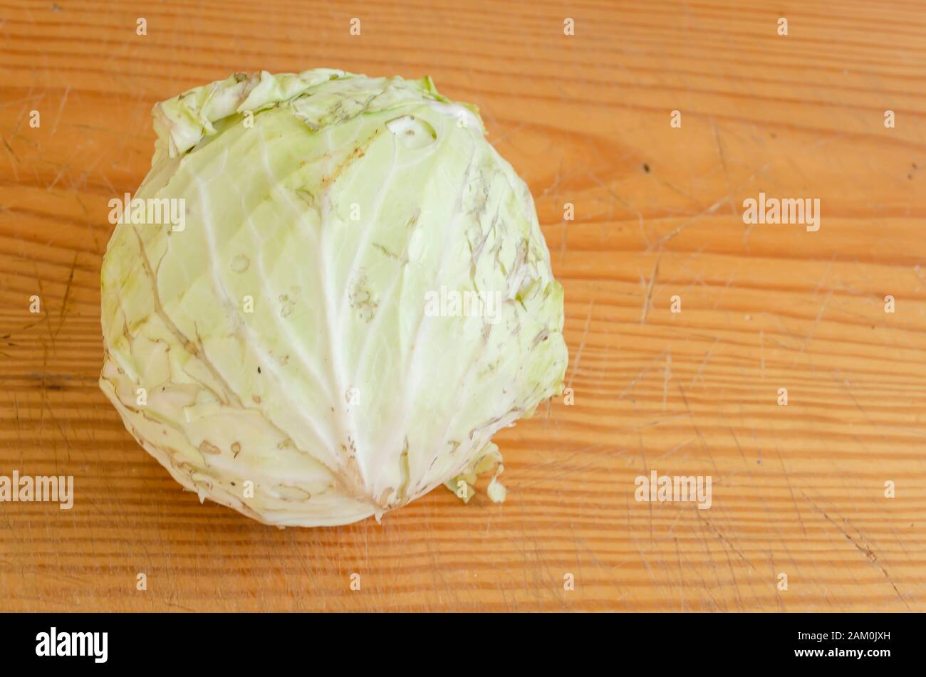 White Cabbage Head Stock Photo - Alamy
