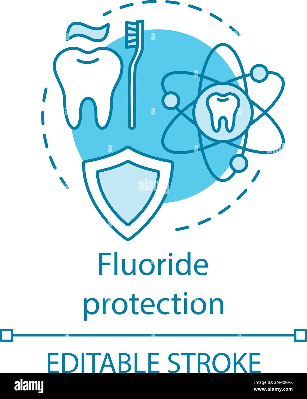 Fluoride icon Cut Out Stock Images & Pictures - Alamy