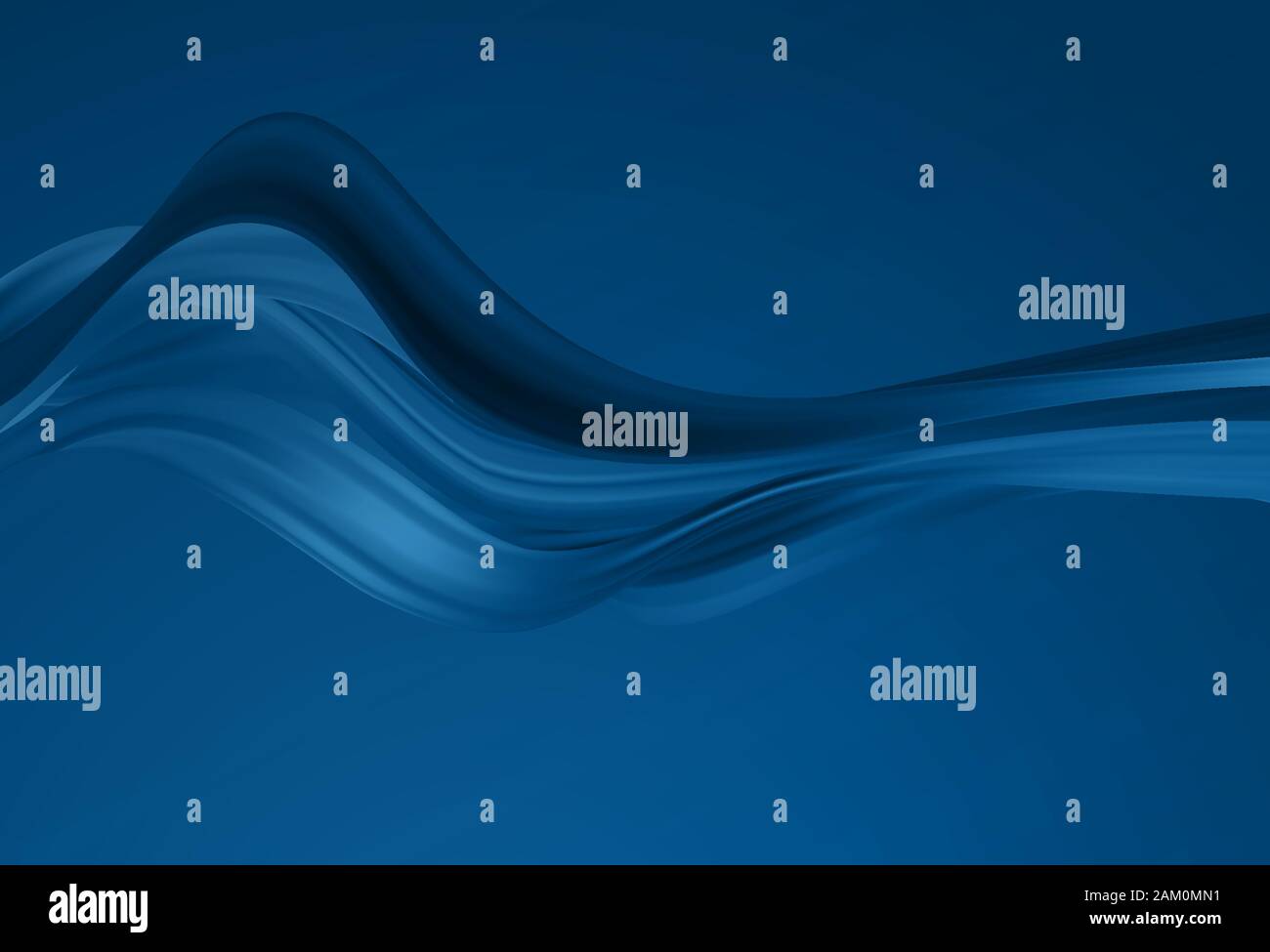 Classic Blue Color. Fashion color. Abstract flow form Stock Vector ...