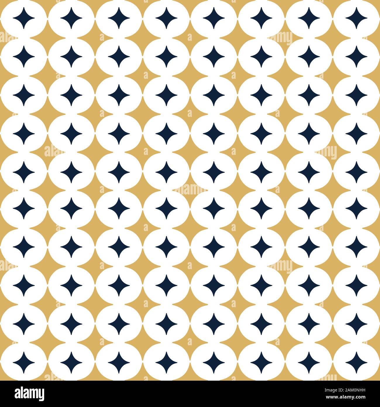 Ornamental Vector seamless pattern with star. Modern stylish texture ...