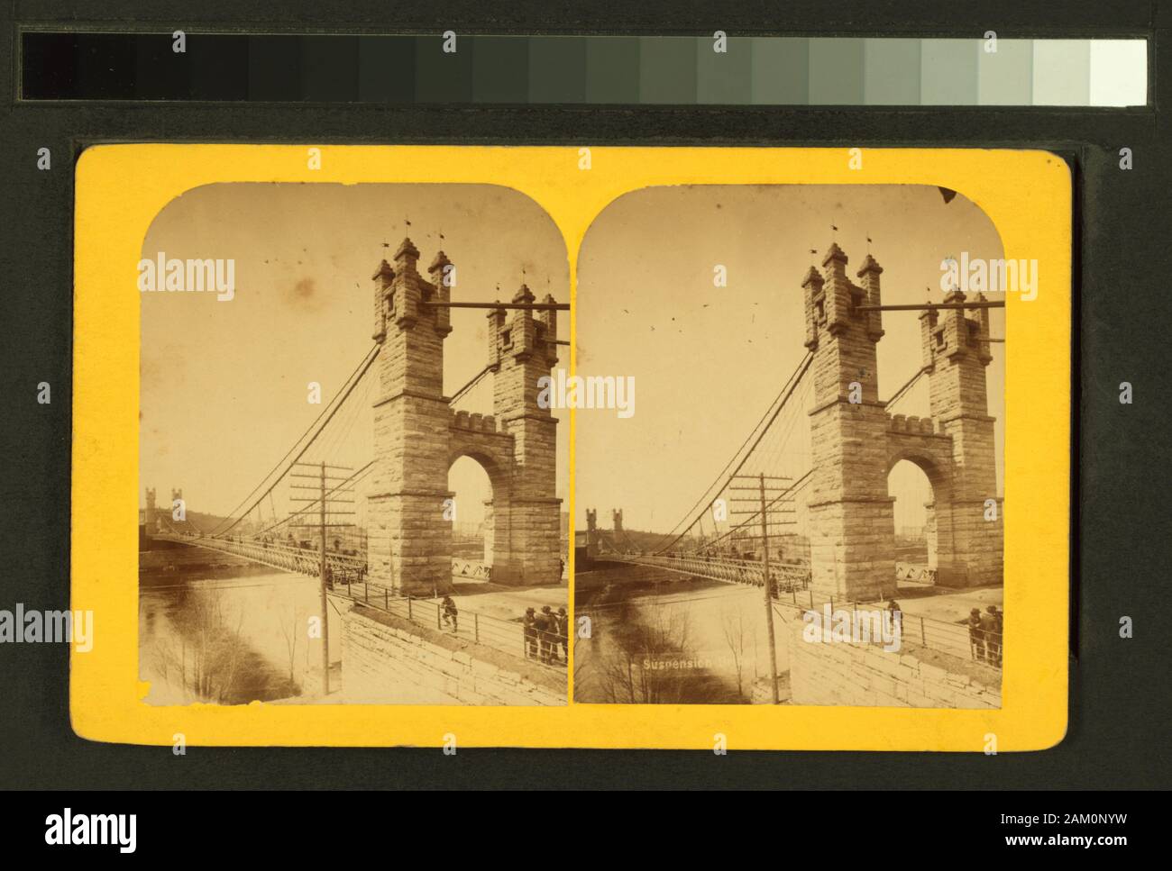 Suspension bridge Suspension bridge.; Suspension bridge Stock Photo - Alamy