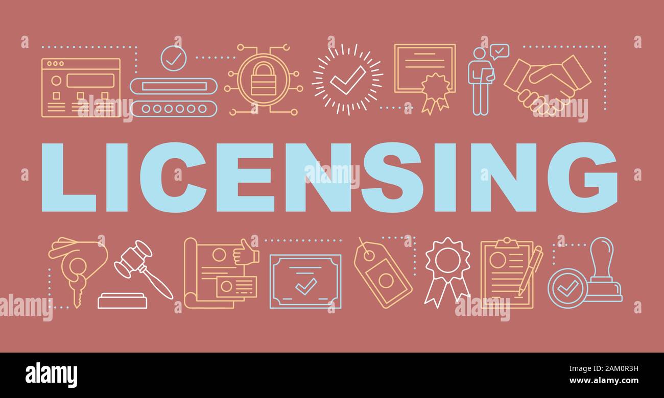 Licensing word concepts banner. Verification and validation ...