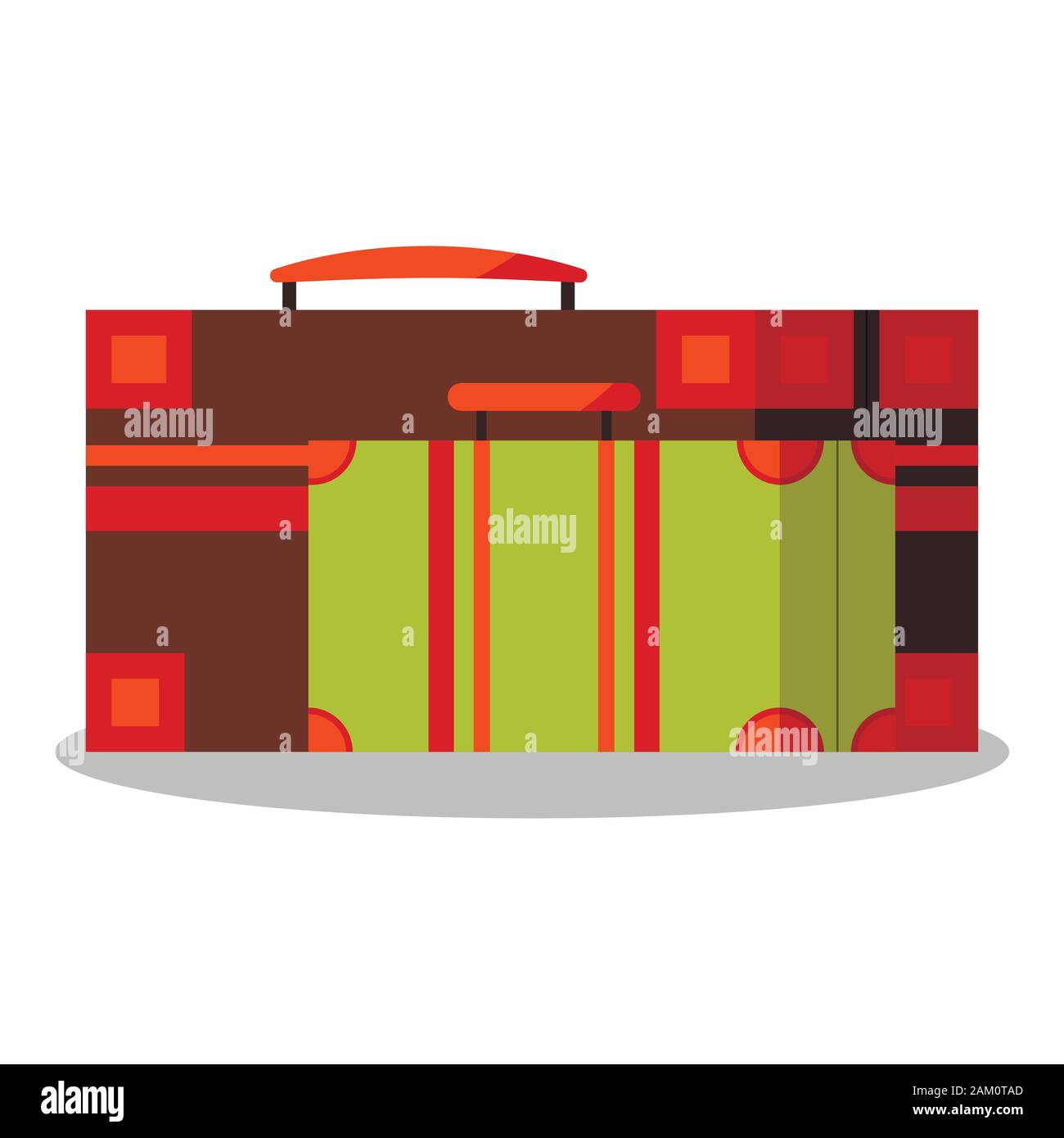 Vintage suitcases and trunk Stock Vector Images - Alamy