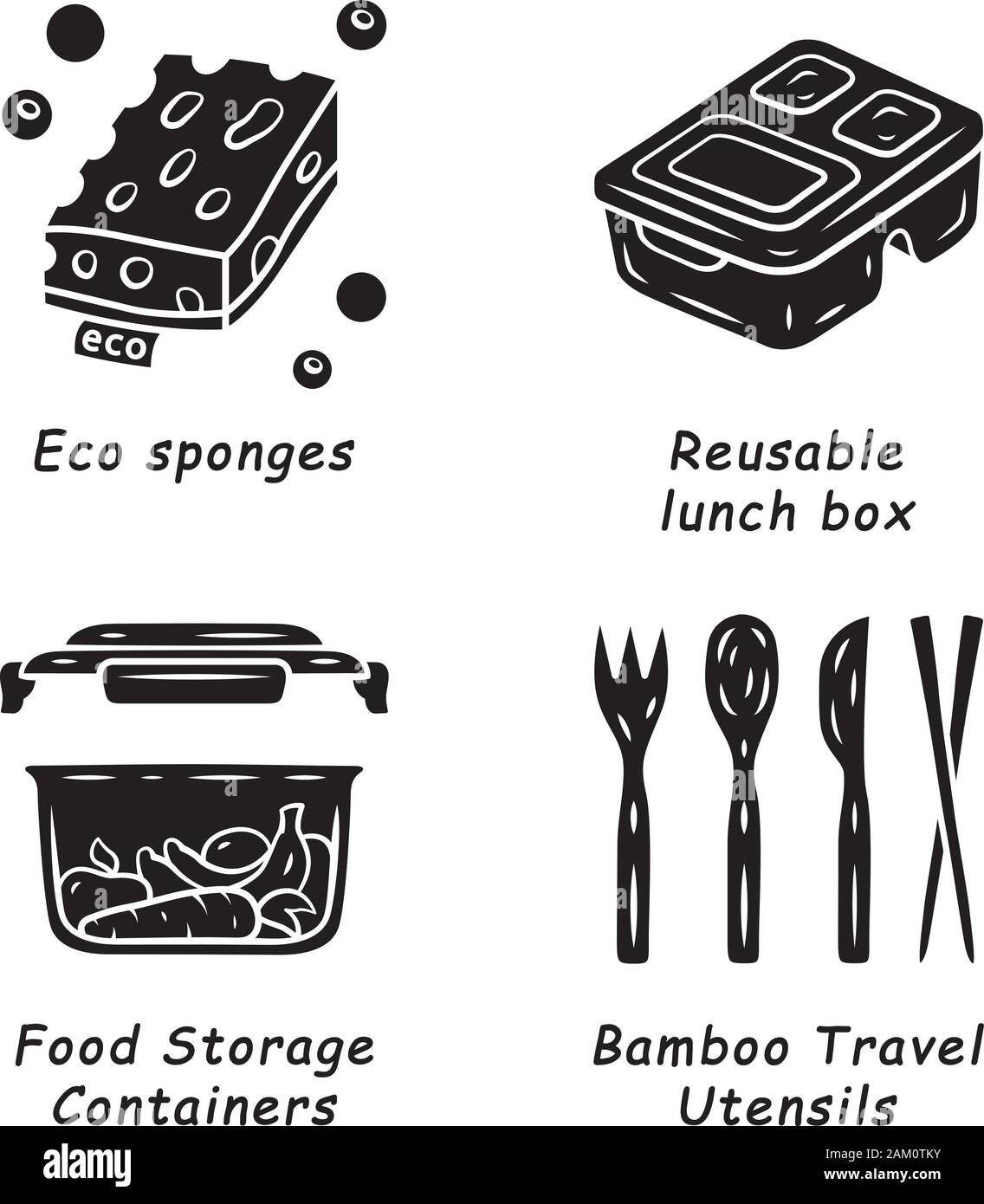 Bamboo containers Stock Vector Images - Alamy