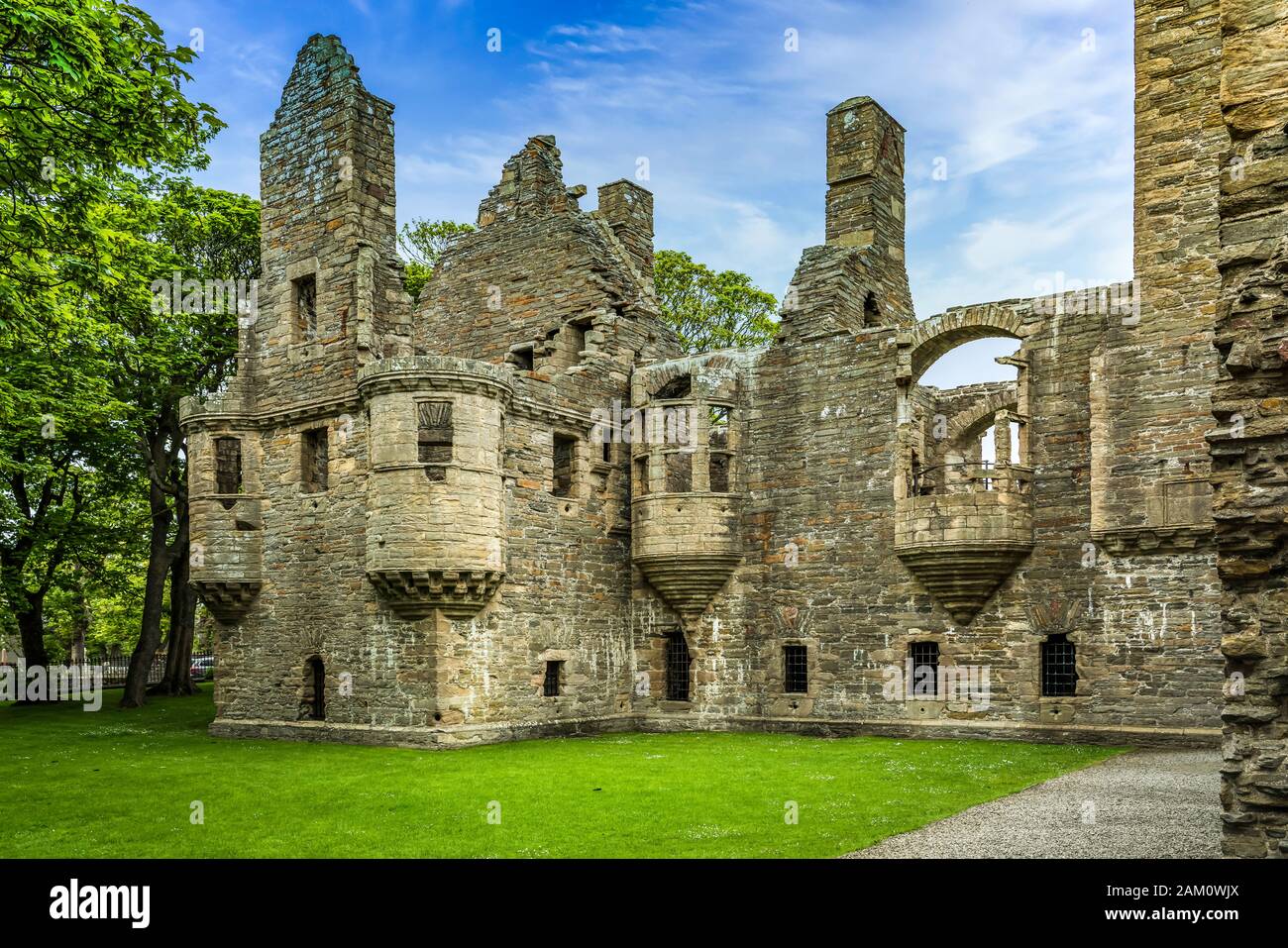 The Bishop's and Earl's Palace in Kirkwall, Orkney Isles, Scotland ...