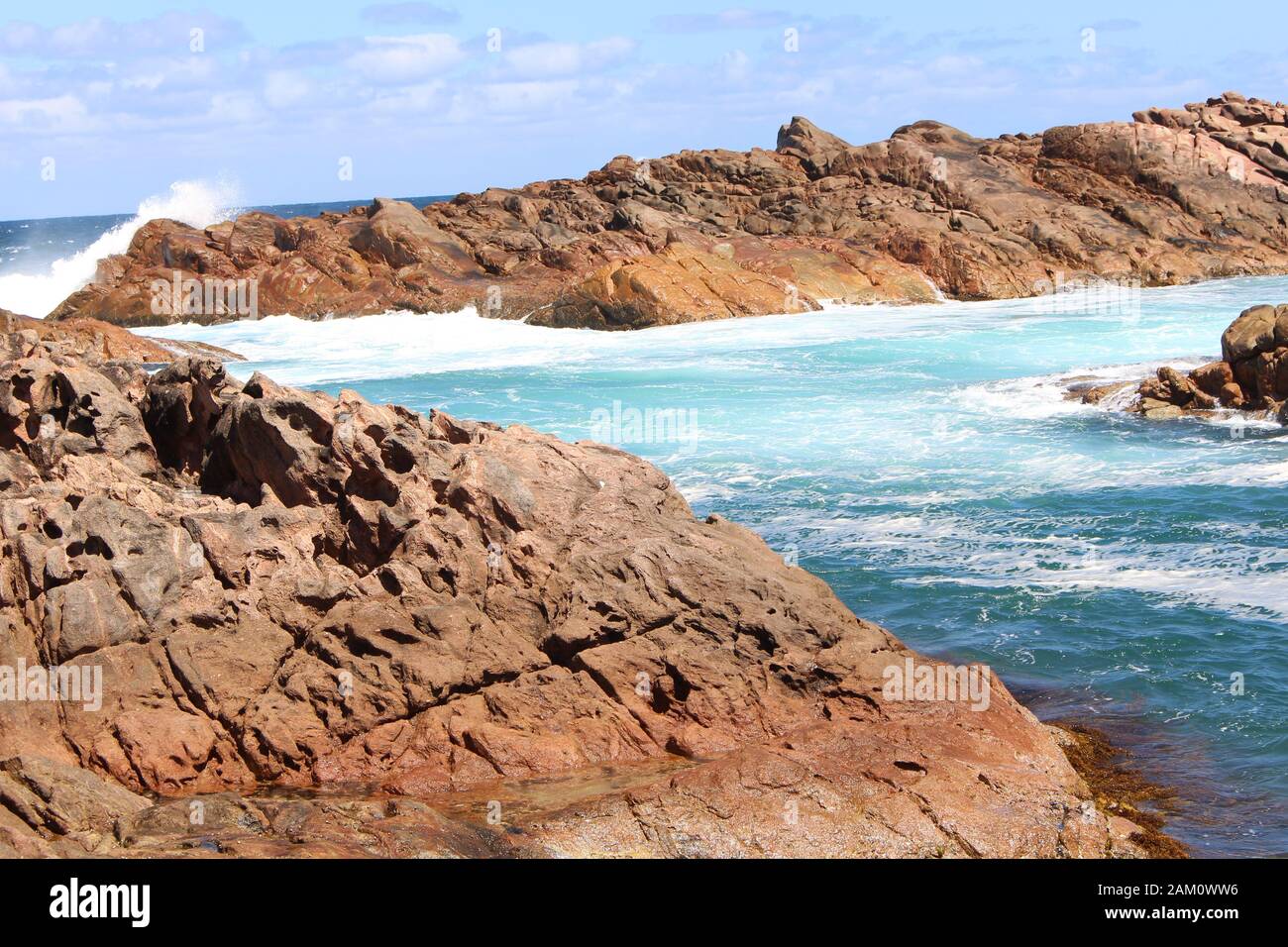 channel through Canal Rocks - Western Australia Stock Photo - Alamy