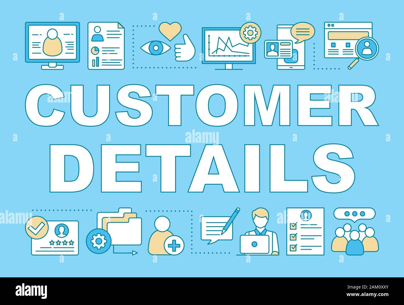 Your current account details Stock Vector Images - Alamy