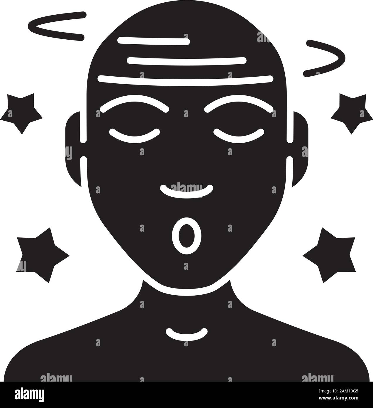 Head ache dizziness sick Black and White Stock Photos & Images - Alamy