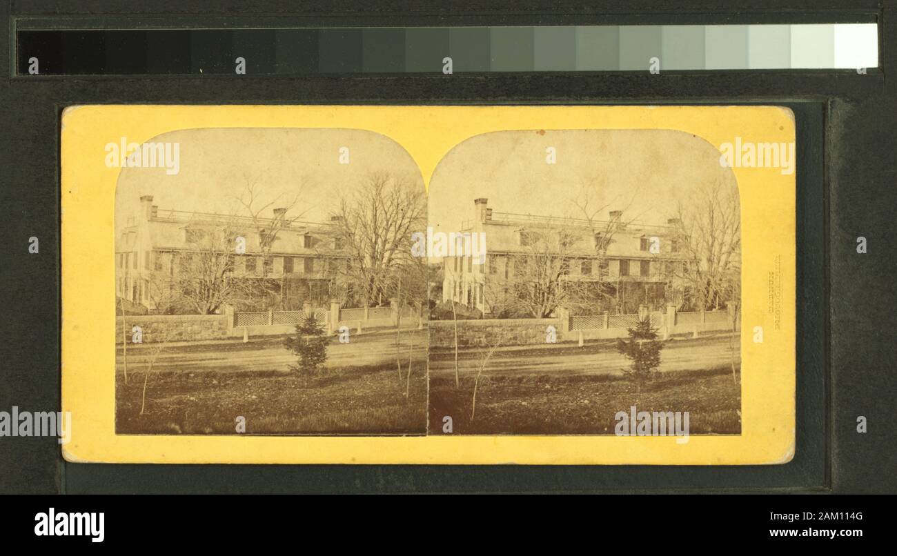 The Adams mansion, Quincy, Mass The Adams mansion, Quincy, Mass.; The ...