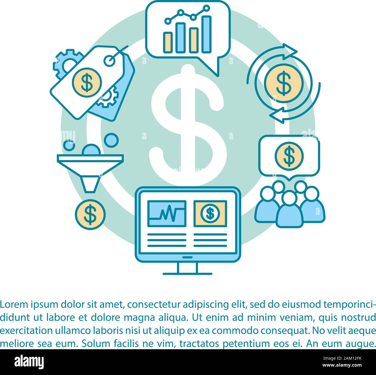 Pricing article page vector template. Seasonal sale. Brochure, magazine, booklet design element ...