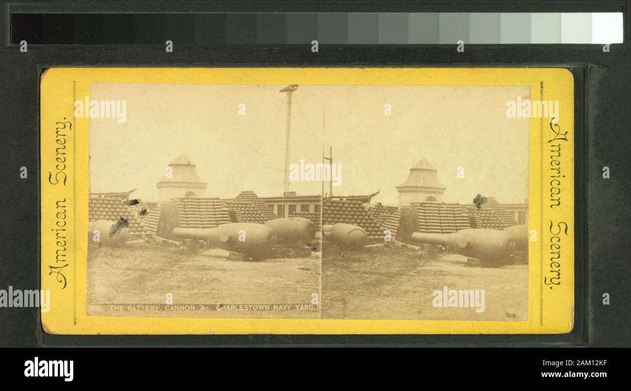 The Battery, cannon, &c Charlestown Navy Yard The Battery, cannon, &c ...