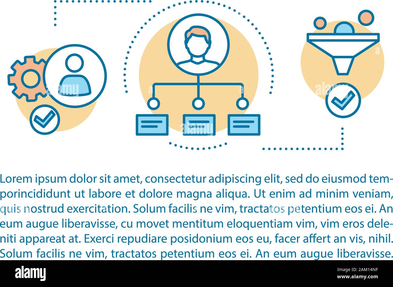 Skills assessment article page vector template. Brochure, magazine ...
