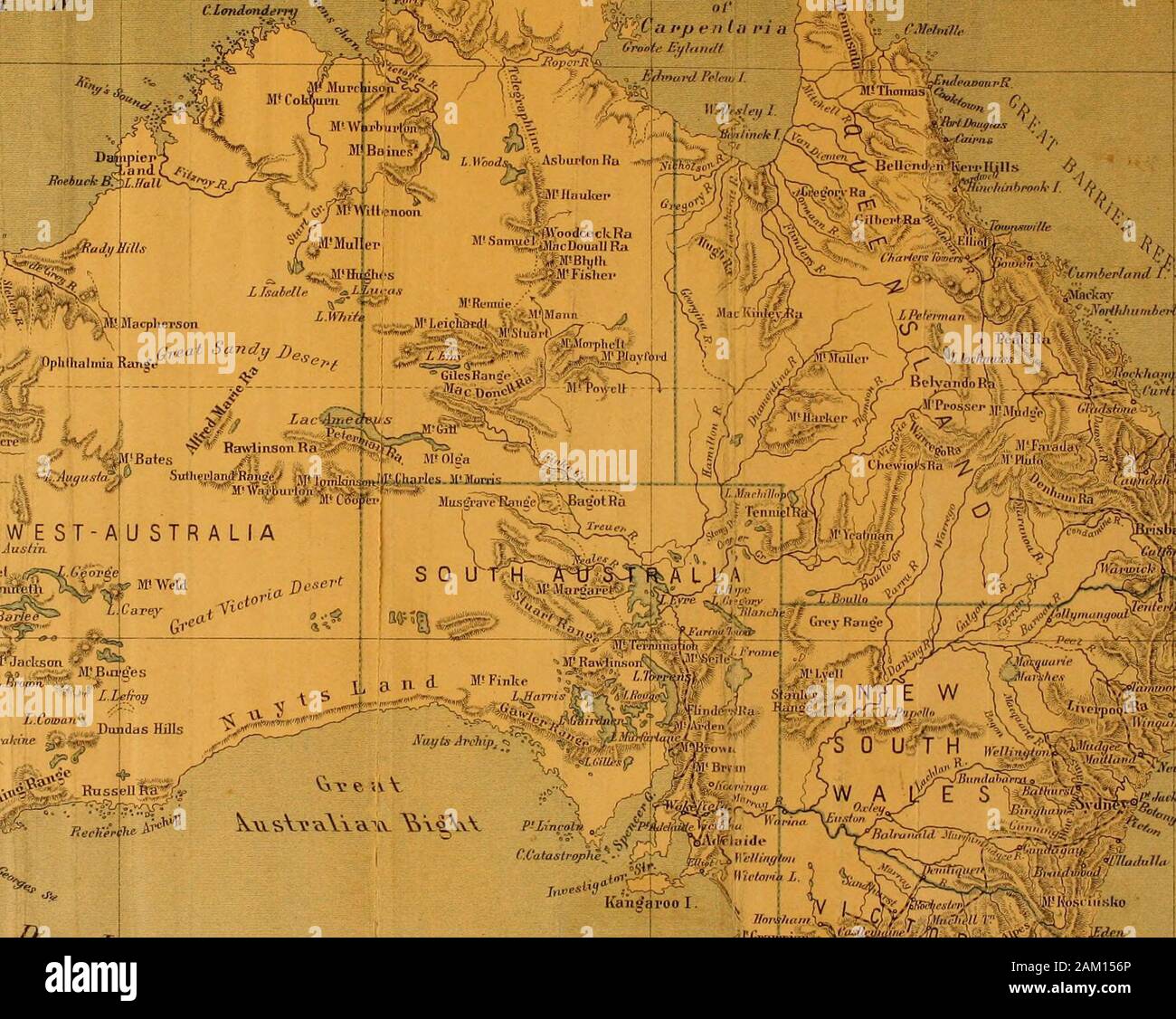 Musgrave Range Map