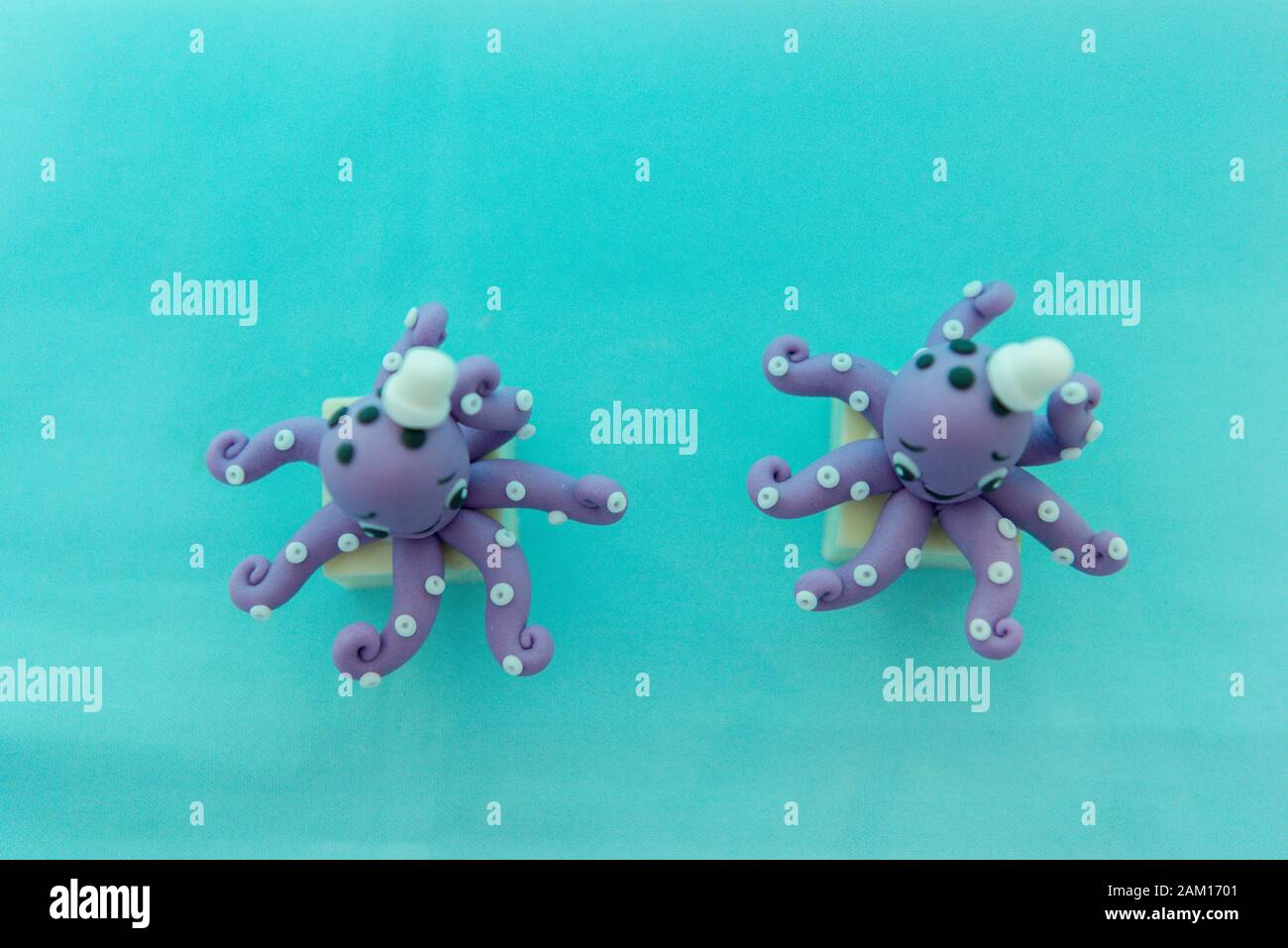 Children's party decor on "The Seabed" theme. Personalized octopus ...