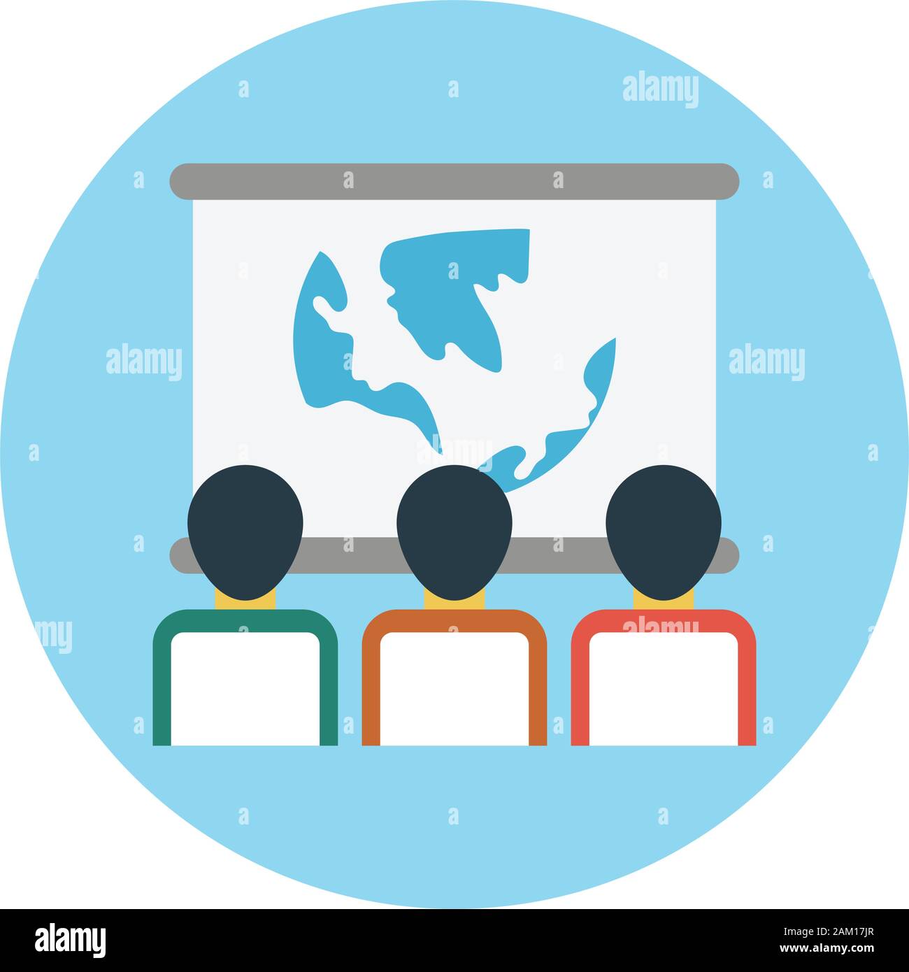 Training icon teacher learner classroom hi-res stock photography and ...