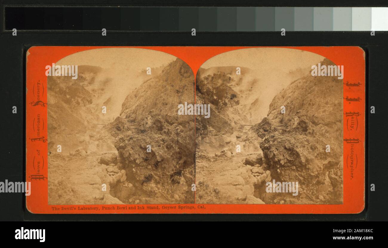 The Devil's Laboratory, Punch Bowl and Ink Stand, Geyser Springs, Cal ...